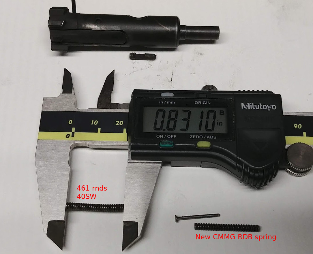 CMMG RDB Ejector Spring Issues