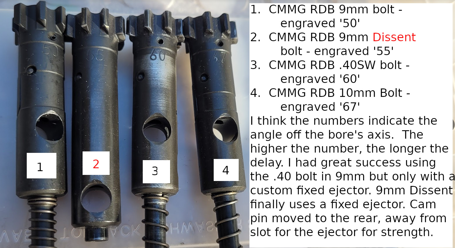 Ultimate Full Auto CMMG RDB Fixed Ejector Project (hybrid Dissent 9mm ...