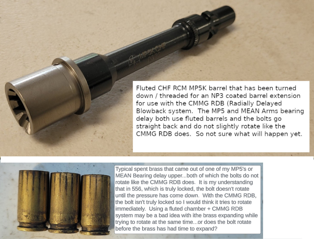 Fluted barrel + CMMG RDB? - anyone want to predict the results ...
