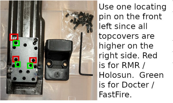 UZI Topcover Optic mounts – C3Junkie LLC